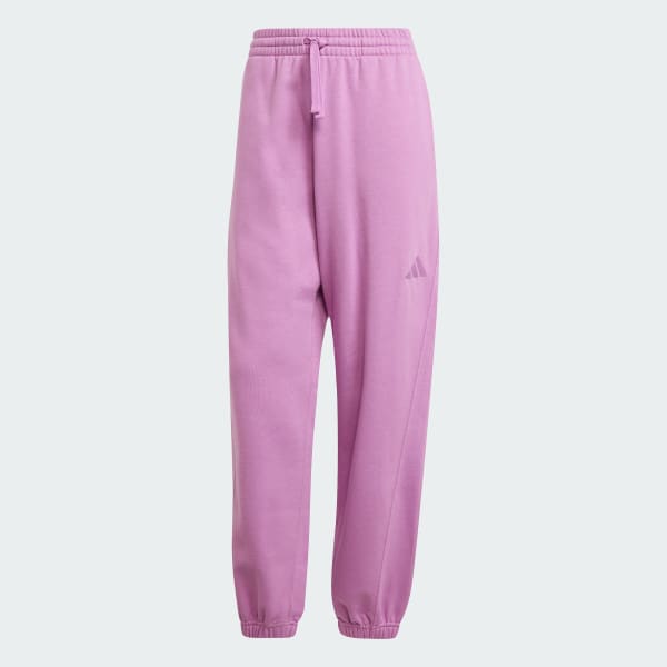 adidas ALL SZN Fleece Loose Pants - Purple | Free Shipping with adiClub | adidas US