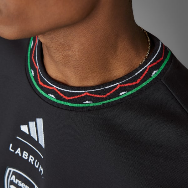 adidas Arsenal x Labrum Seasonal Doubleknit Crew Sweatshirt ...