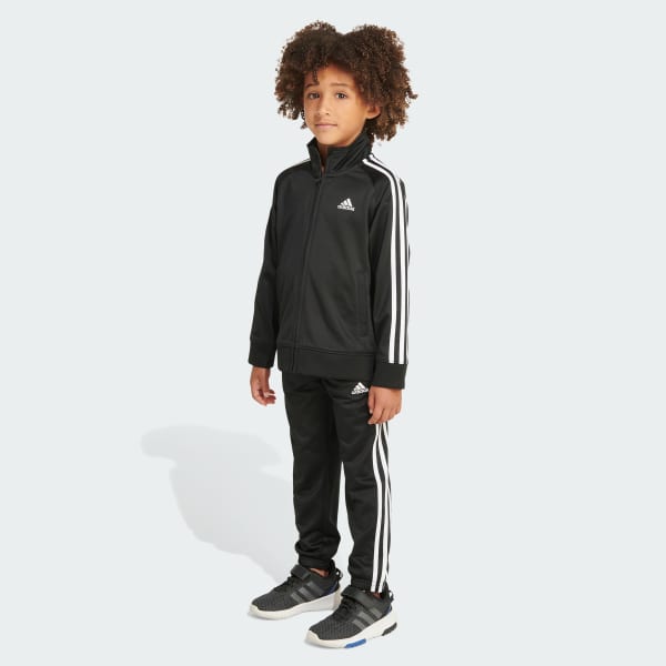 adidas Tricot Jog Set Kids - Black | Free Shipping with adiClub | adidas US