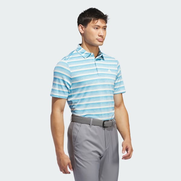 adidas Two-Color Striped Polo Shirt - Blue | adidas Australia