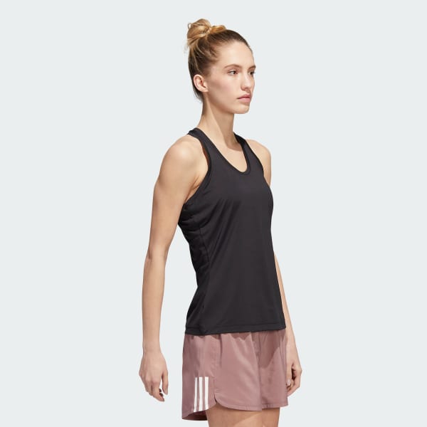 adidas W D2T TANK - Black | Free Delivery | adidas UK