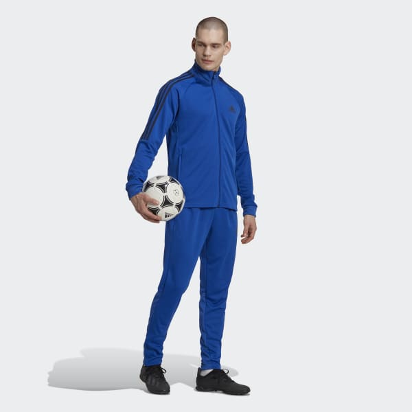 adidas AEROREADY Sereno Cut 3-Stripes Track Suit - Blue | adidas UK