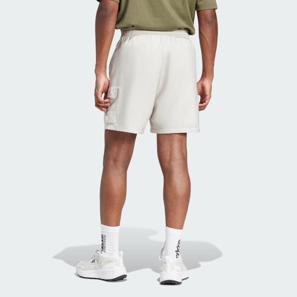 Shorts Cargo Chelsea Essentials Small Logo - Bege adidas | adidas Brasil