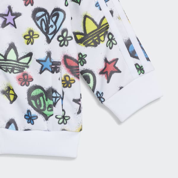 adidas Jeremy Scott Monogram Tracksuit - White | adidas UK