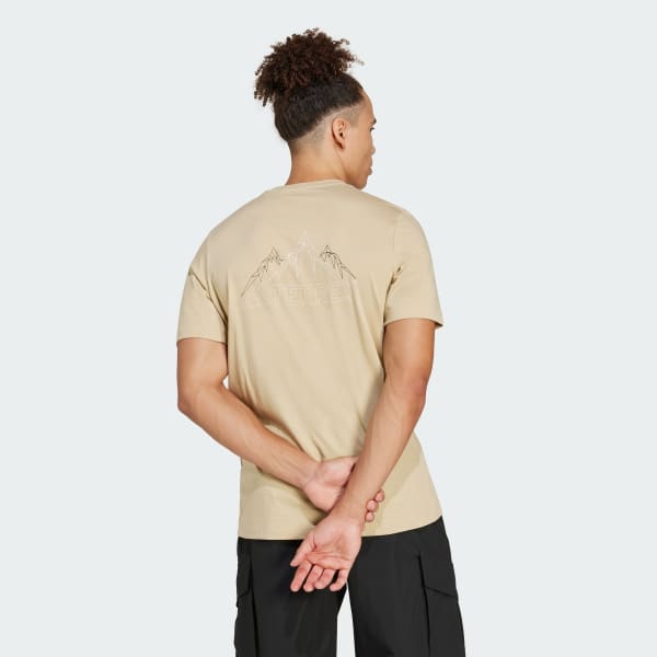 Camiseta Estampada Terrex - Bege adidas | adidas Brasil