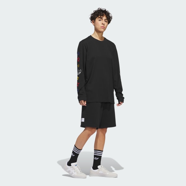 adidas Shmoofoil All Star Long Sleeve Tee - Black | Free Shipping with ...