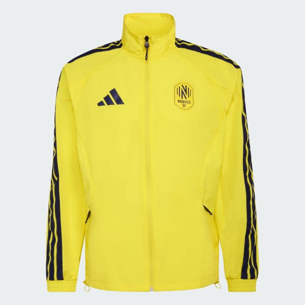 adidas Nashville SC Anthem Jacket - Yellow | Free Shipping with adiClub ...