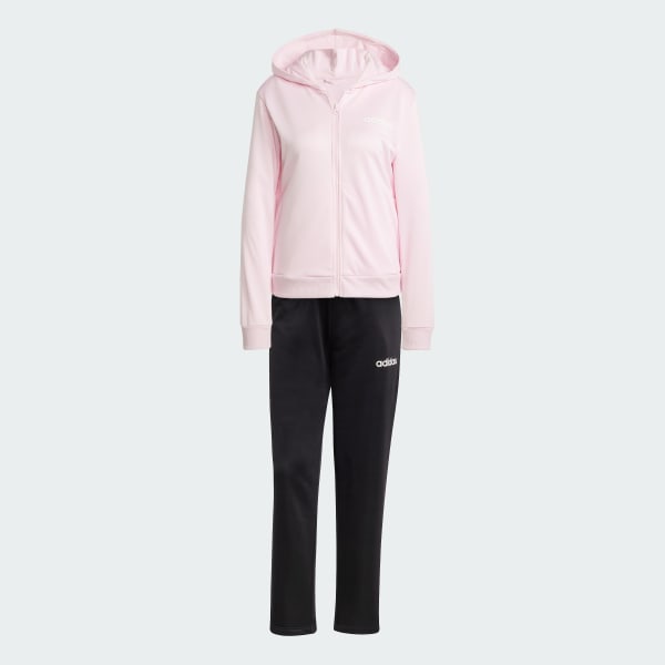 adidas Essentials Linear Trainingsanzug - Rosa | adidas Deutschland