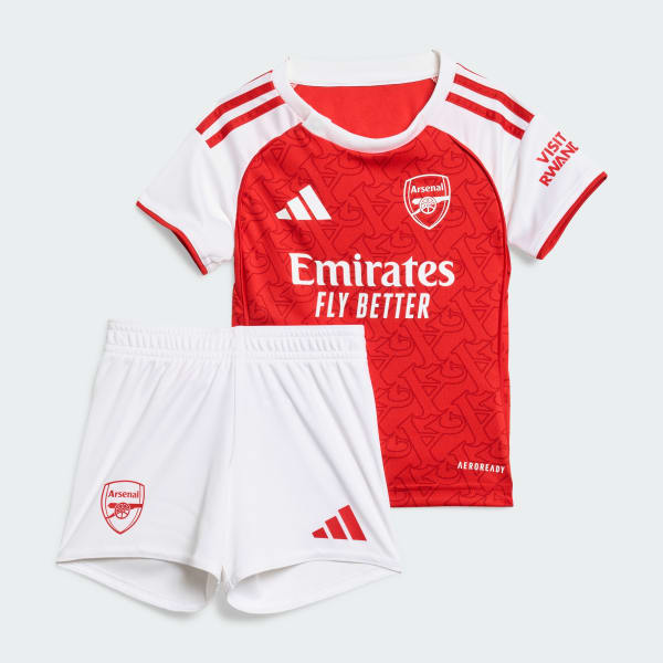 adidas Arsenal 25/26 Home Baby Kit Kids - Red | adidas UK