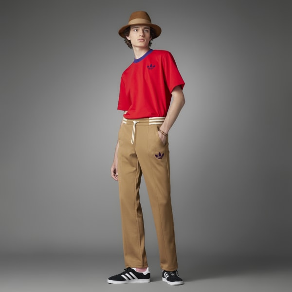 adidas Adicolor Heritage Now Large Trefoil Tee - Red | Men's Lifestyle ...