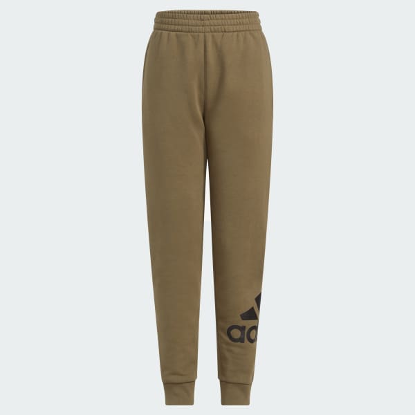 adidas Elastic Waistband Essential Fleece Joggers - Green | Free ...