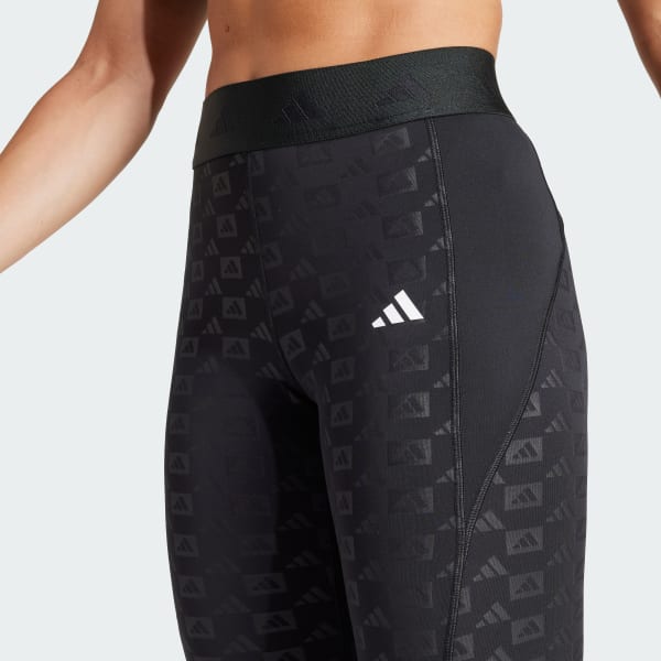 Adidas Hyperglam Full-Length Emboss Leggings International Shipping