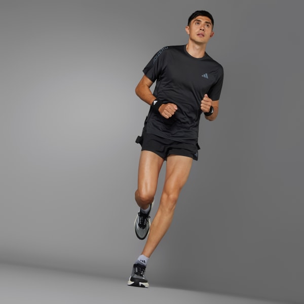 アディダス アディゼロ ランニング 半袖Tシャツ - ブラック | アディダス ジャパン