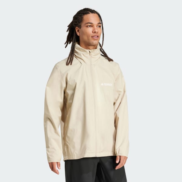 adidas Multi Essentials 2L Rain Jacket - Beige | adidas Australia