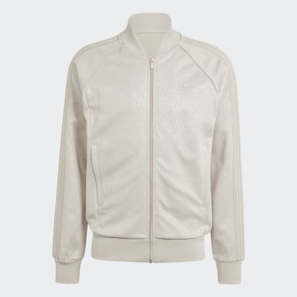 adidas Graphics Monogram SST Track Top - Beige | adidas Australia