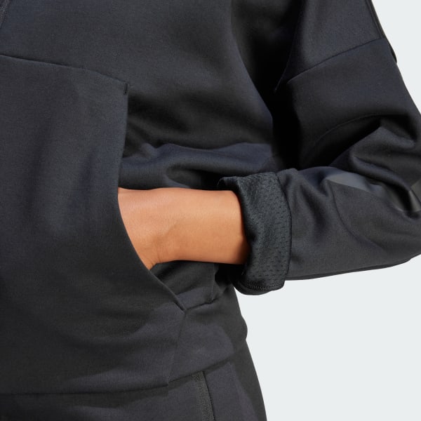 Z.N.E. Full-Zip Hoodie - Black | Free Shipping with adiClub Z.N.E. Full-Zip Hoodie - Black | Free Shipping with adiClub