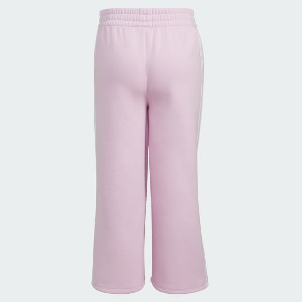 adidas 3S WIDE LEG CTN FLC PANT - Pink | Kids' Training | adidas US