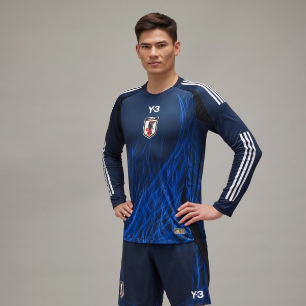 adidas Japan x Y-3 24 Long Sleeve Home Authentic Jersey - Blue | adidas ...