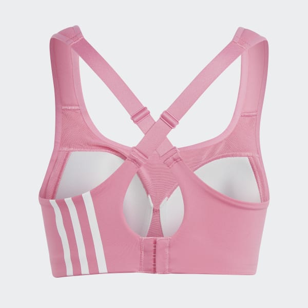 adidas TLRD Impact Training High-Support Bra - Pink | Free Shipping with adiClub | adidas US