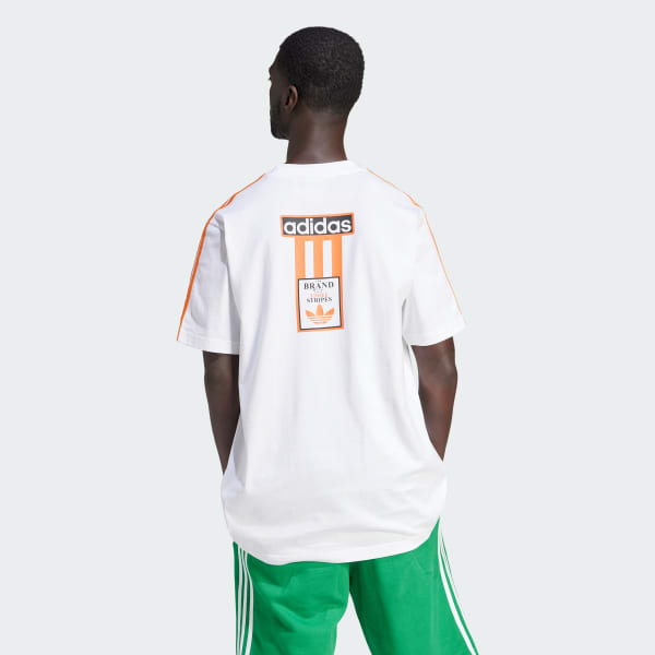 adidas Adicolor Adibreak Tee - White | Free Shipping with adiClub ...