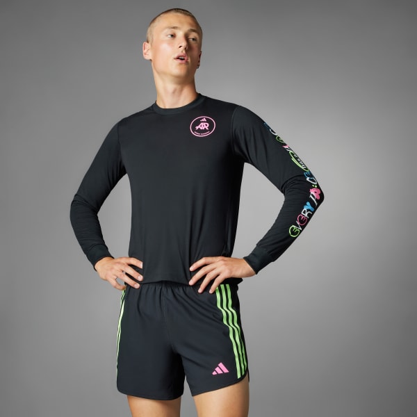 adidas Own the Run adidas Runners Longsleeve – Genderneutral - Schwarz ...