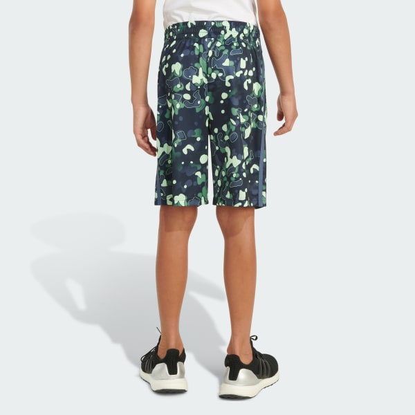 adidas All Over Print Camo Short - Blue | Free Shipping with adiClub ...