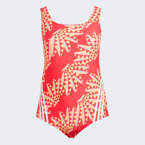 Adidas Farm Rio 3-Stripes Clx Swimsuit (Plus Size) - Big Apple Buddy