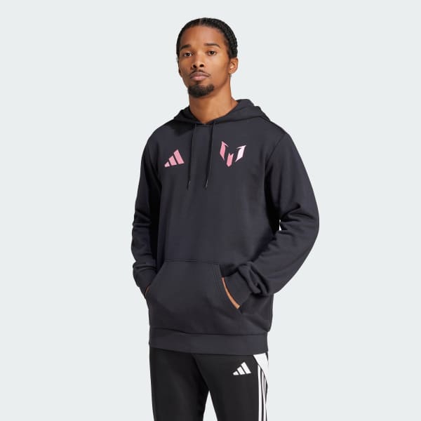 adidas Messi Name & Number Graphic Hoodie - Black | adidas Australia