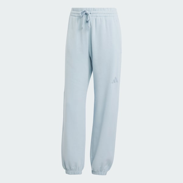 adidas ALL SZN French Terry Loose Pants - Blue | adidas Australia