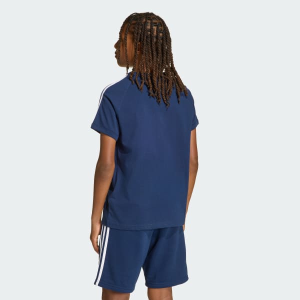 adidas 3 STRIPES TEE - Blue | adidas Australia