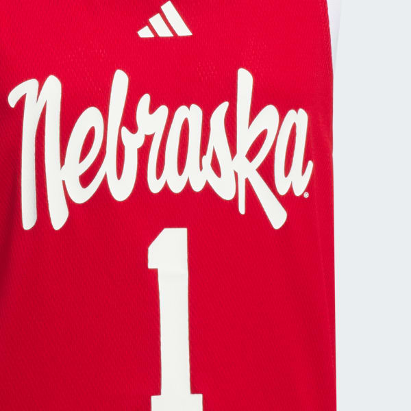 adidas Nebraska Swingman Jersey Kids - Red | Free Shipping with adiClub | adidas US