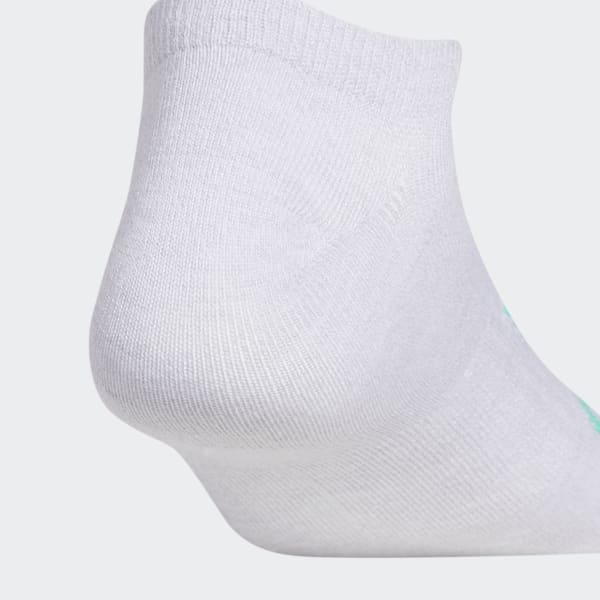 adidas Classic Superlite No-Show Socks 6 Pairs - Grey | Free Shipping ...