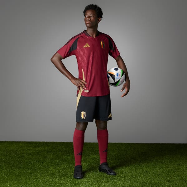 adidas Belgium 2024 Home Authentic Jersey - Red | Free Delivery | adidas UK
