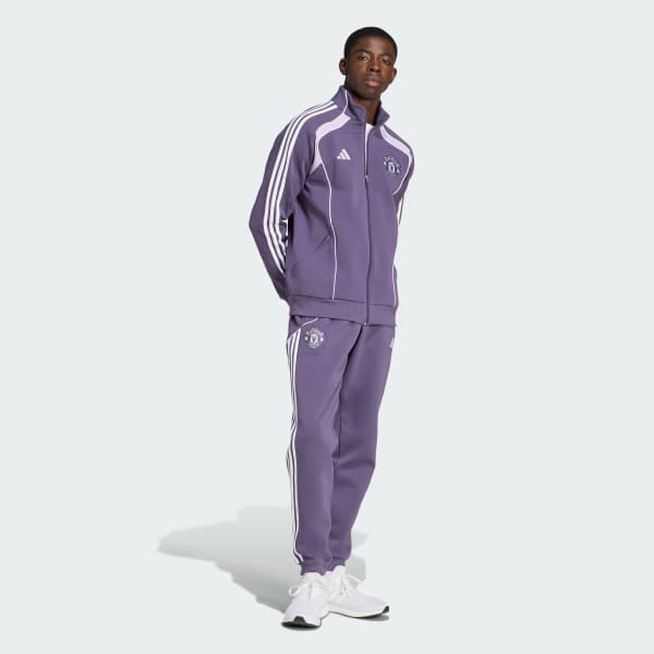 adidas Manchester United UBP Doubleknit Track Top - Purple | adidas ...