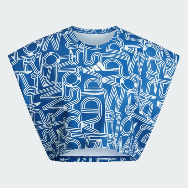 ADIDAS x FARM RIO TRAINING TANK TOP - Blue | Free Shipping with adiClub ...