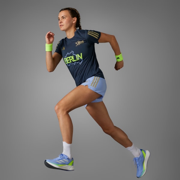 adidas BMW Berlin Marathon 2024 Event Tee - Blue | adidas Deutschland
