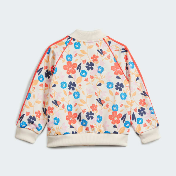 adidas Floral SST Track Suit - White | Free Shipping with adiClub ...