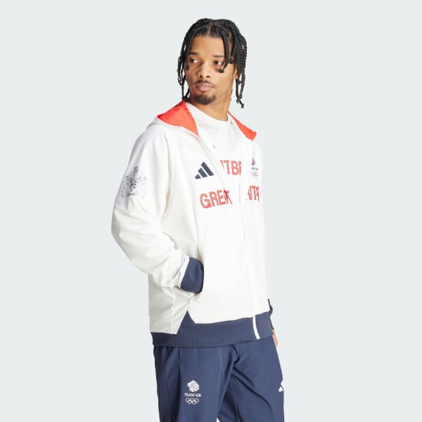 adidas Team GB Podium Jacket - White | adidas UK