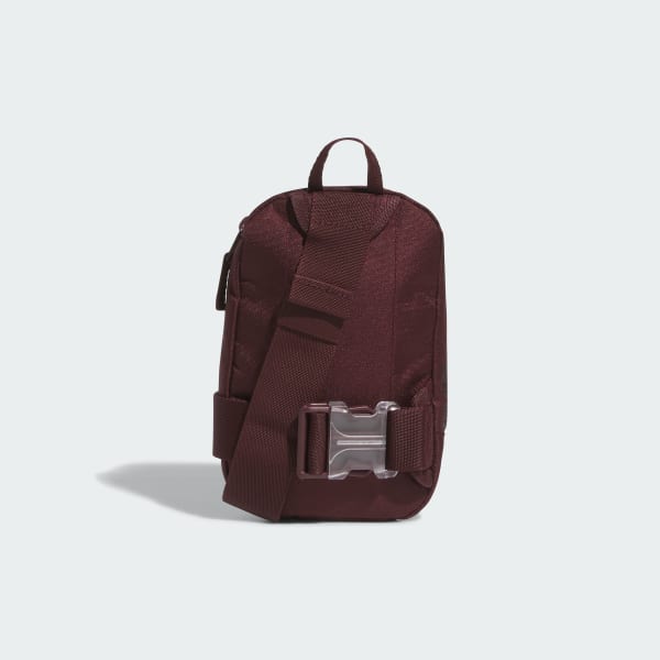 adidas Prime Mini Sling Crossbody Bag - Burgundy | Free Shipping with ...