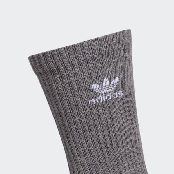 adidas Botanical Dye Crew Socks - Grey | Free Shipping with adiClub ...