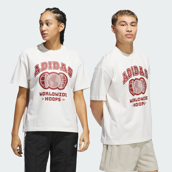 Camiseta Basquete Universitário Mundial - Branco adidas | adidas Brasil