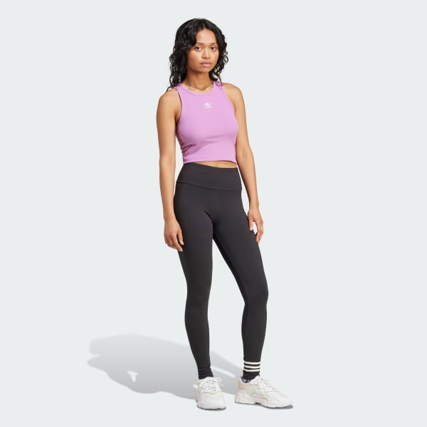 Regata Canelada Essentials - Roxo adidas | adidas Brasil