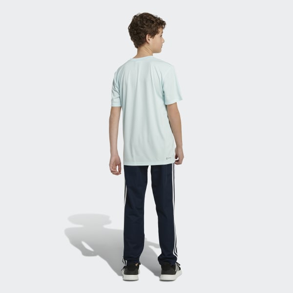 adidas Polyester Two-Color Badge of Sport Tee - Blue | Kids' Lifestyle ...