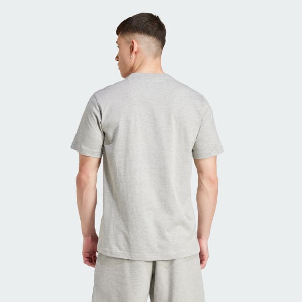 adidas Trefoil Essentials Tee - Grey | adidas Australia