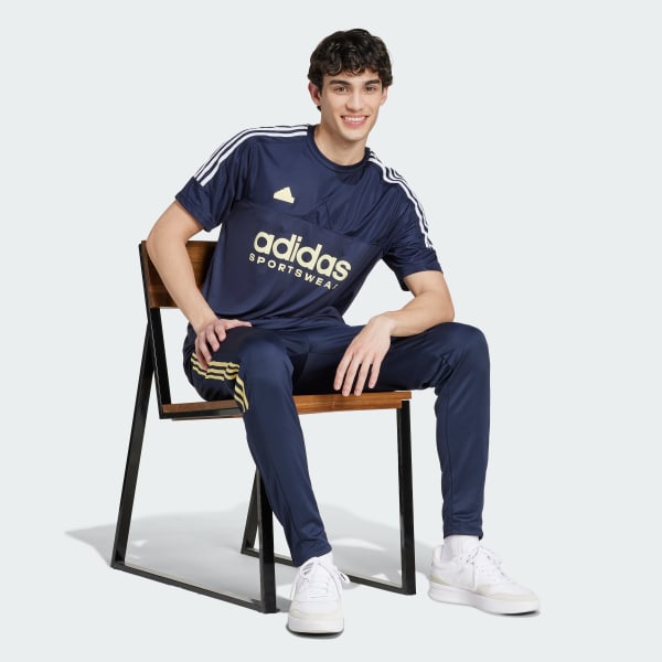 adidas Tiro Tee - Blue | adidas Australia