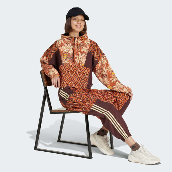 Calça Premium adidas x FARM Rio - Marrom adidas | adidas Brasil