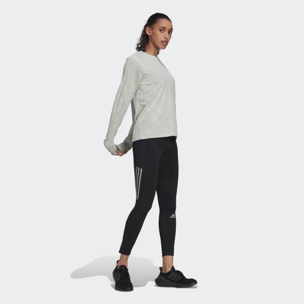 adidas Made To Be Remade Running Long Sleeve Tee - Green | Women's Running | adidas US