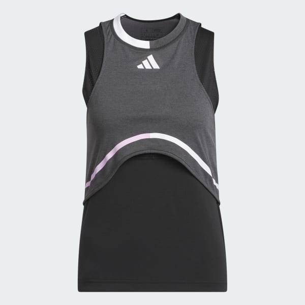 adidas Tennis HEAT.RDY Match Tank Top - Black | Free Shipping with adiClub | adidas US
