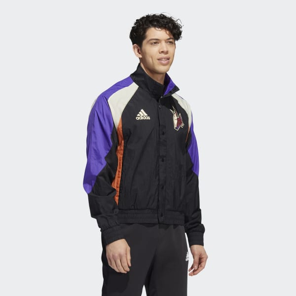 adidas Coyotes Reverse Retro Jacket - Black | Men's Hockey | adidas US