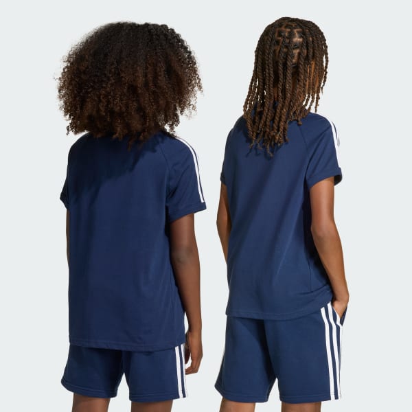adidas 3 STRIPES TEE - Blue | adidas Australia